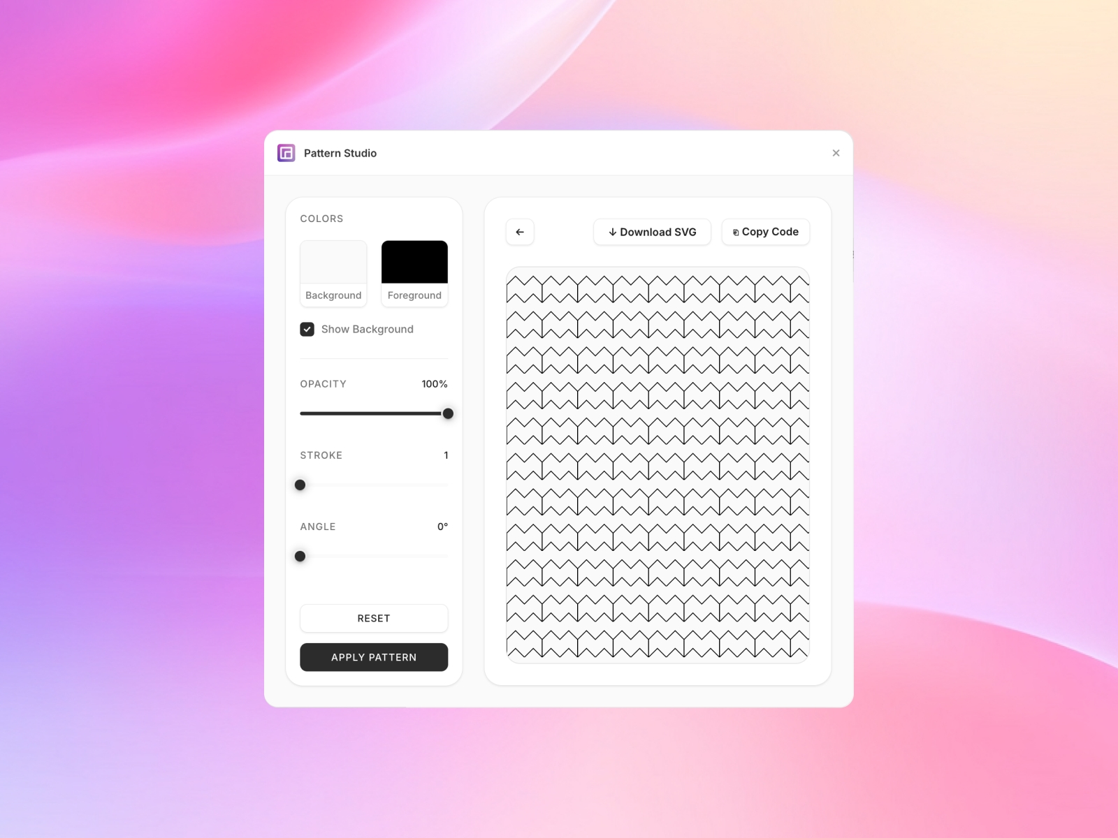 Pattern Studio Framer plugin - FramerGoods