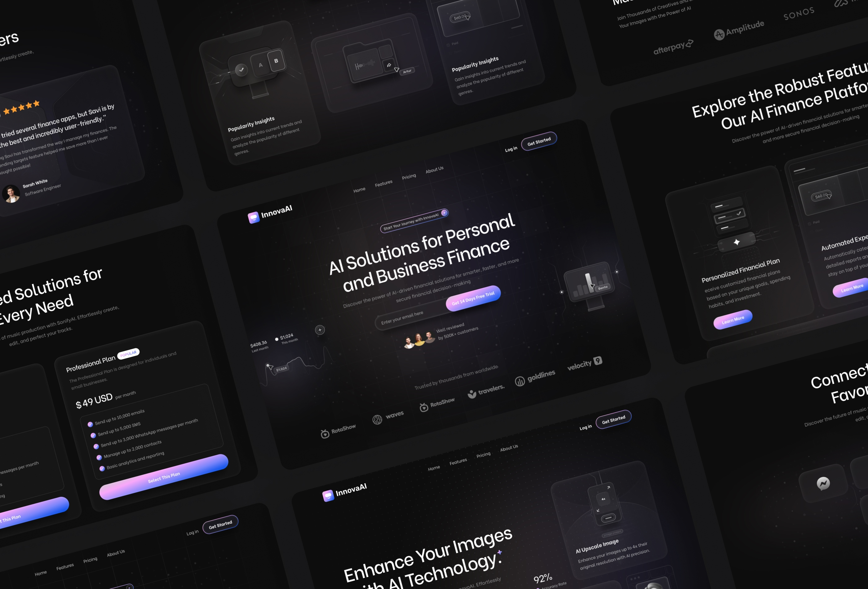 InnovaAI Framer template - FramerGoods